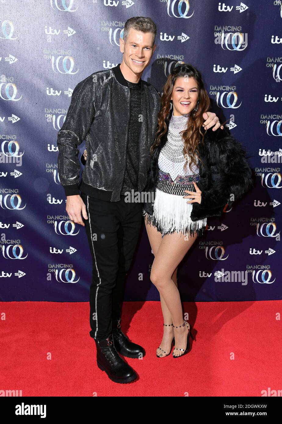 Saara Aalto and Hamish Gaman attending the Dancing on Ice launch held ...