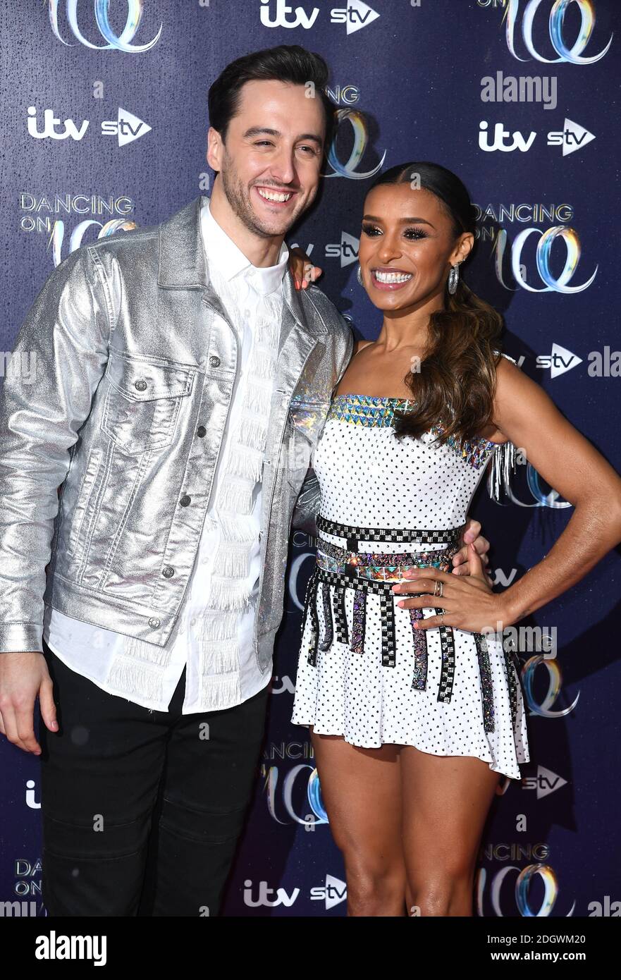 Melody Thornton (right) and Alexander Demetriou attending the Dancing ...