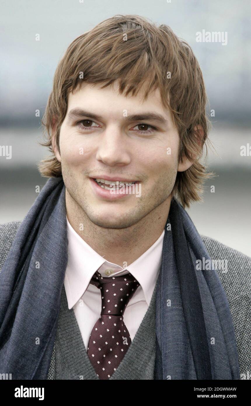Aston Kutcher attending the The Guardian photocall, St Katherine's Way ...