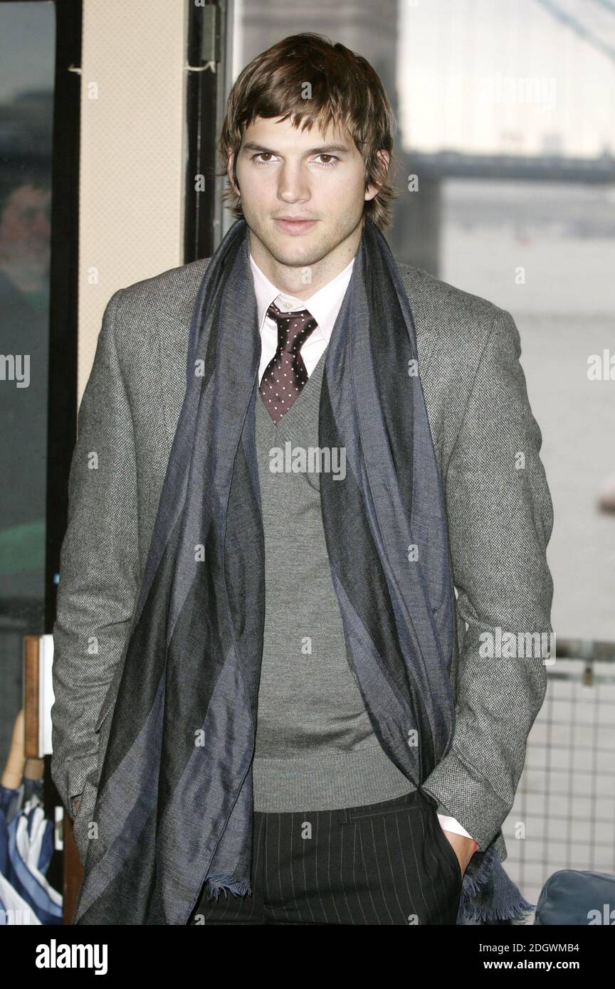 Aston Kutcher attending the The Guardian photocall, St Katherine's Way ...