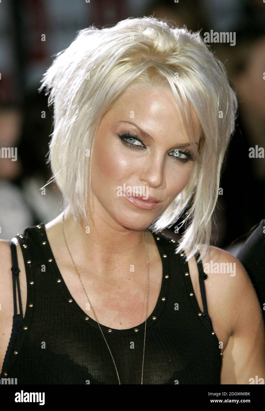 Sarah Harding from Girls Aloud at the Vodafone Live Awards 2006, the ...