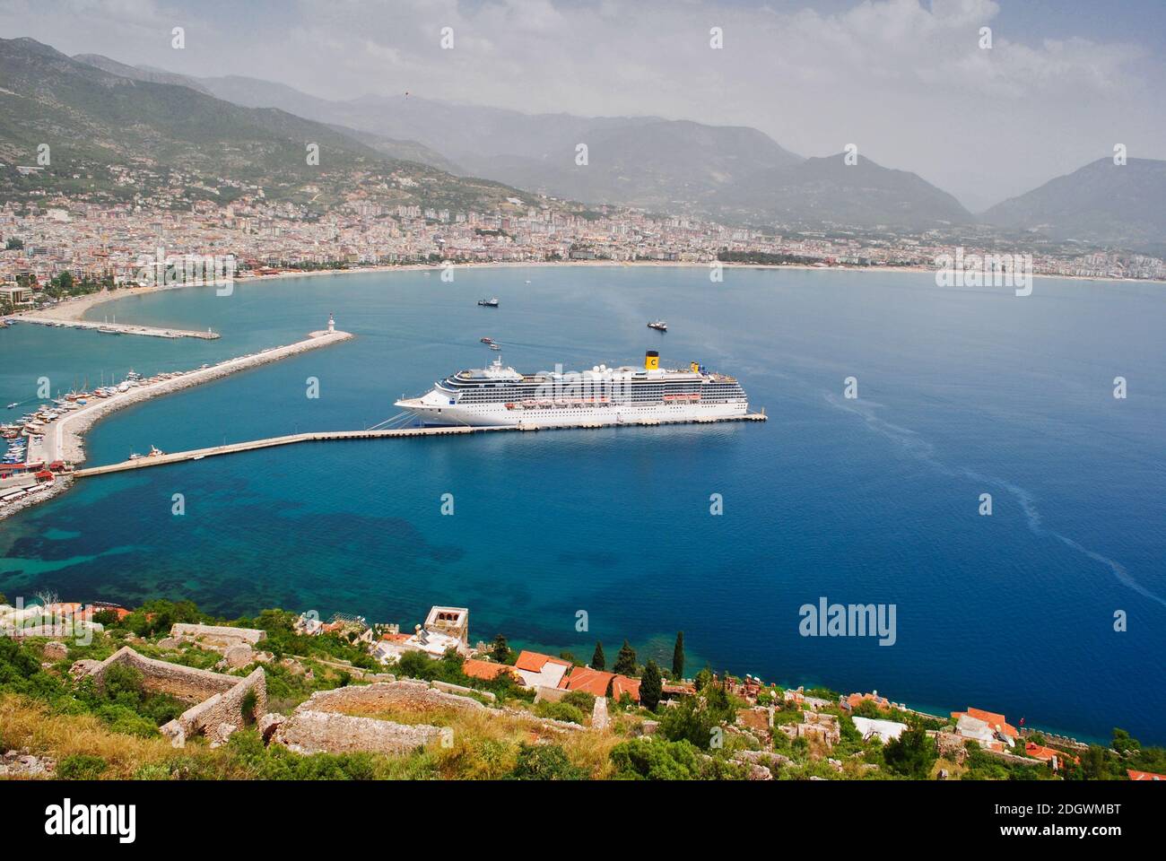 Alanya sea port mediterranean hi-res stock photography and images - Alamy