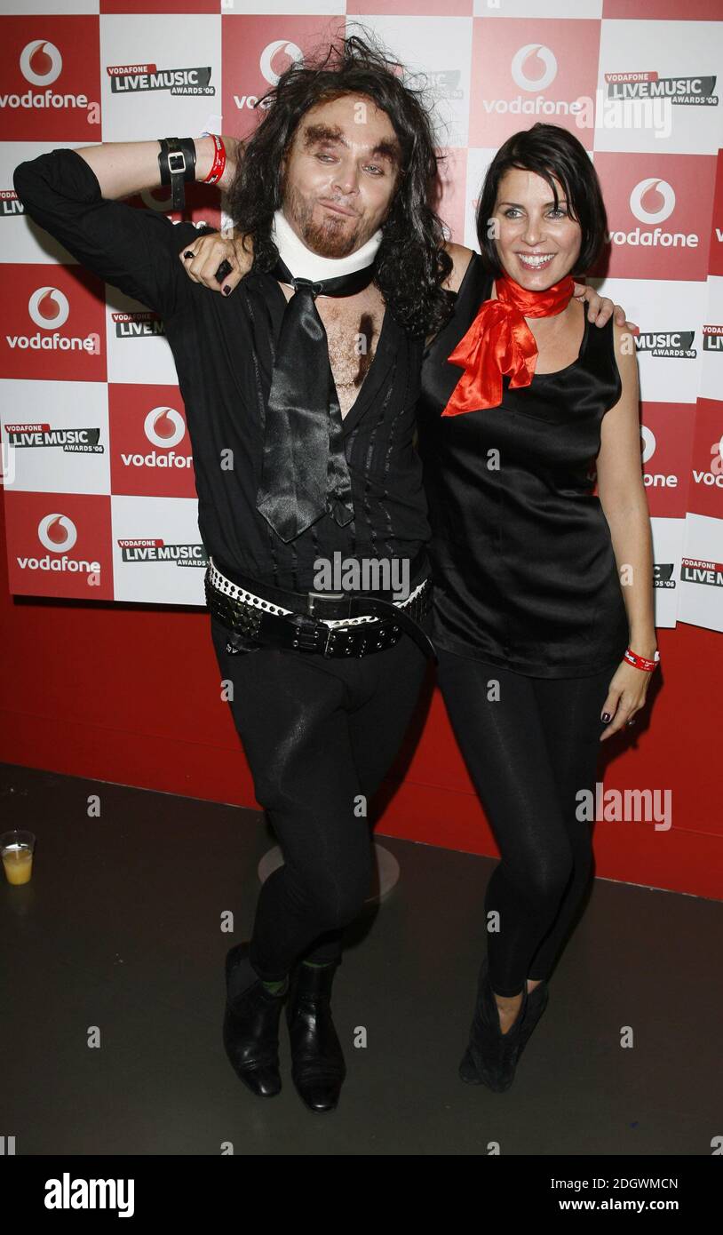 Avid Merrion and Sadie Frost at the Vodafone Live Awards 2006, the ...