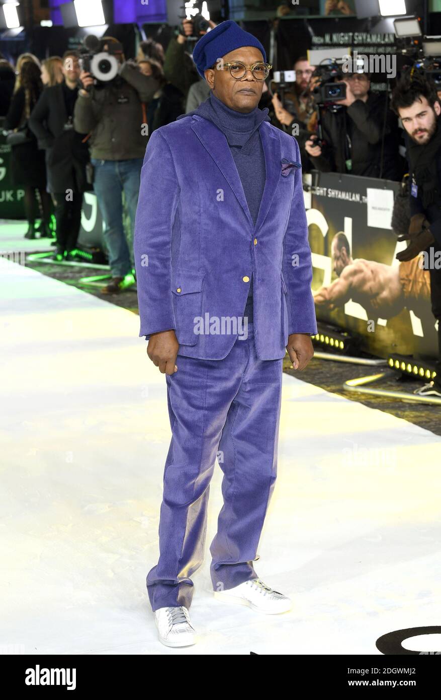 Samuel L. Jackson attending the Glass European Premiere at Curzon ...