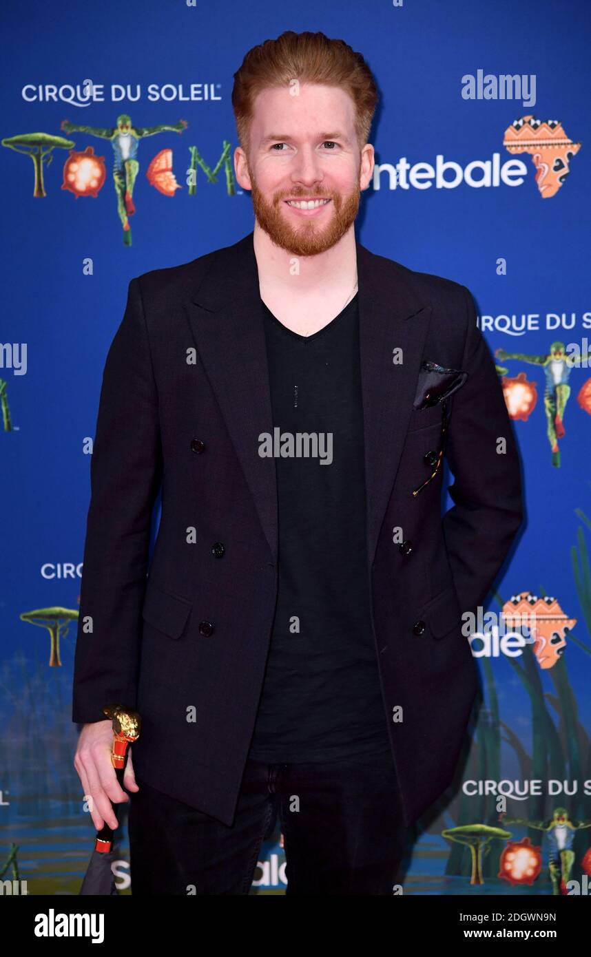 Neil Jones attending the Cirque Du Soleil Totem premiere at the Royal ...