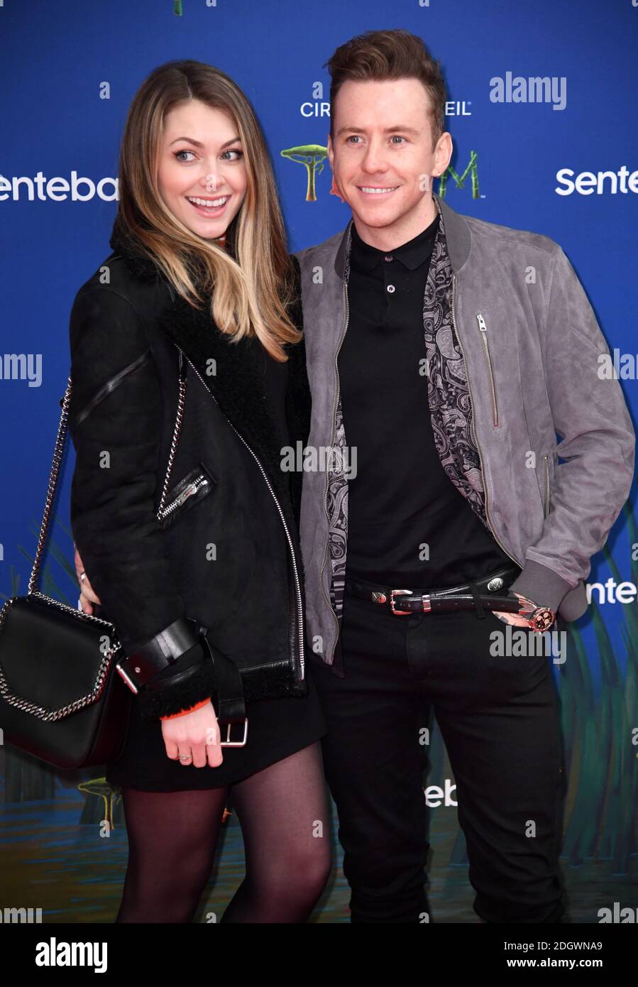 Danny Jones and Georgia Horsley attending the Cirque Du Soleil Totem ...