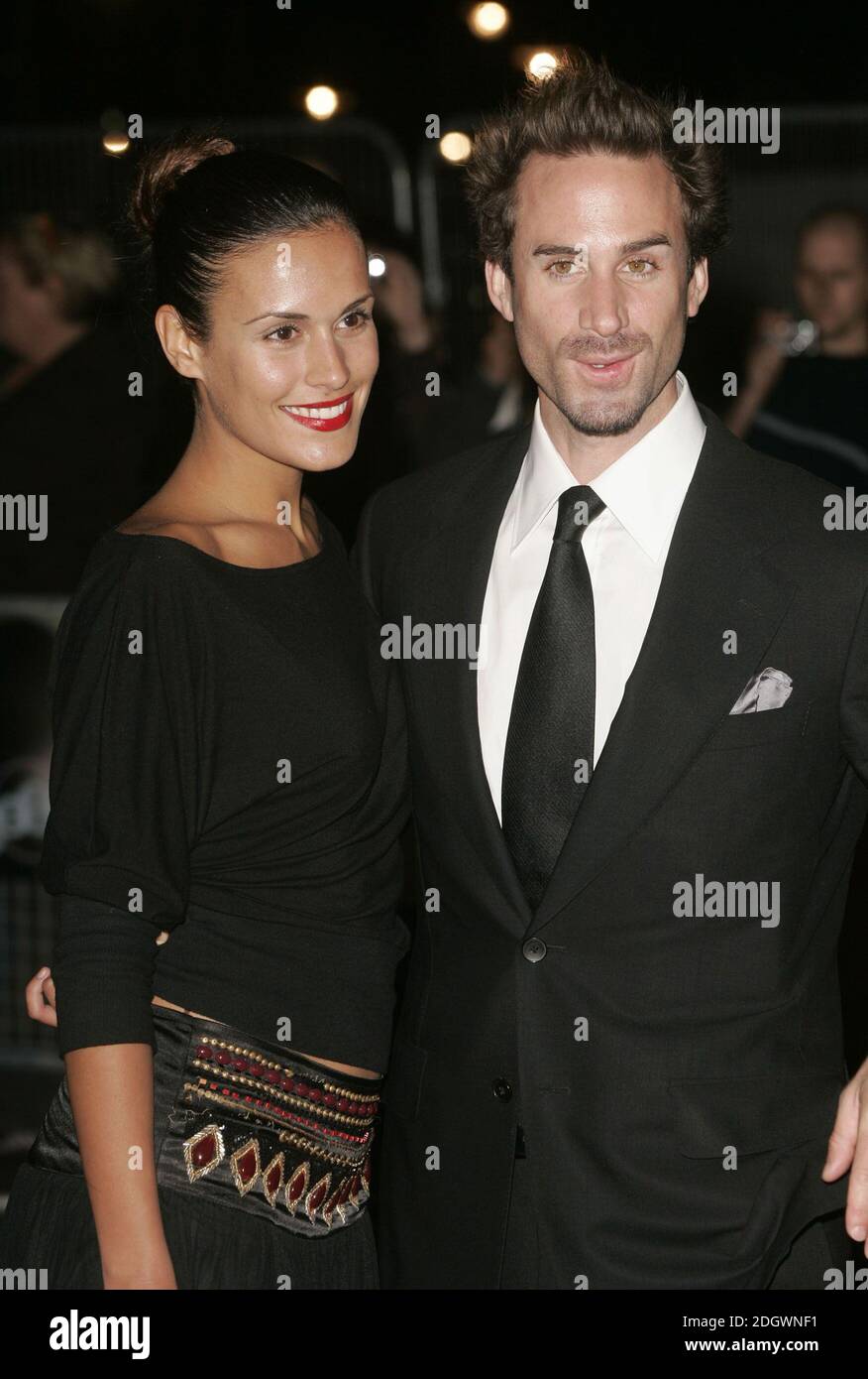 Joseph Fiennes and girlfriend Maria arriving at the Times BFI 50th ...