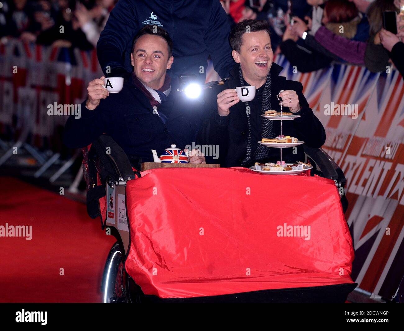 Anthony McPartlin and Declan Donnelly aka Ant and Dec arrive at the ...
