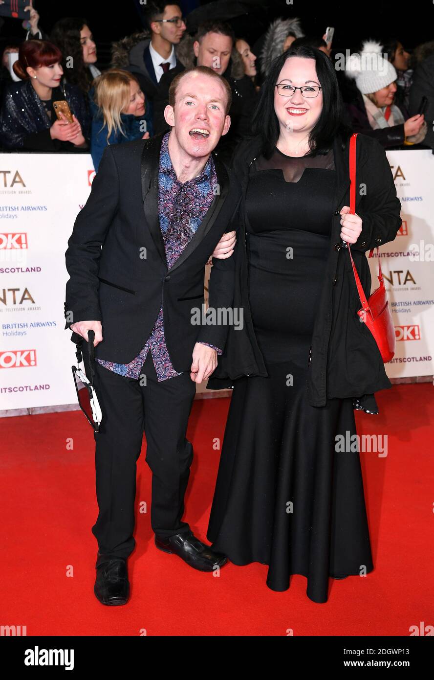 Lee Ridley (left) attending the National Television Awards 2019 held at ...