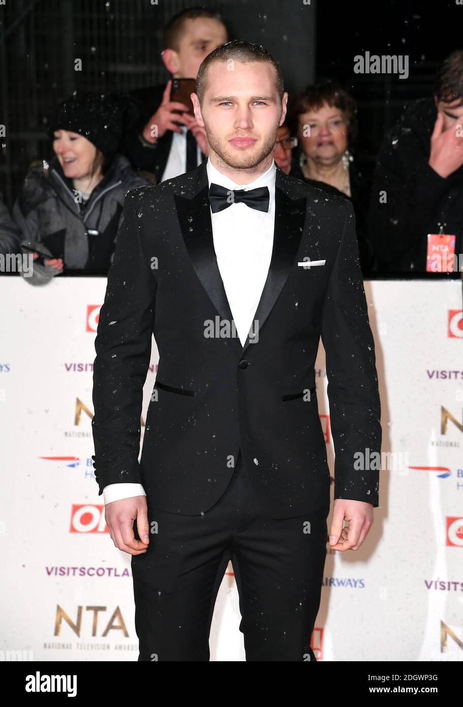 Danny Walters attending the National Television Awards 2019 held at the ...