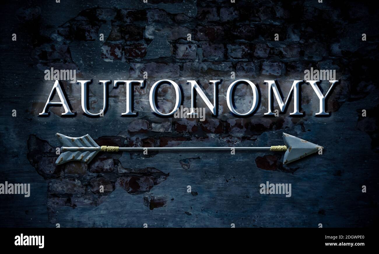 Street Sign to Autonomy Stock Photo - Alamy