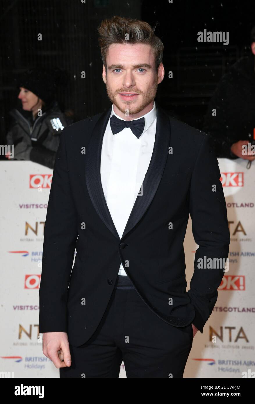 Richard Madden attending the National Television Awards 2019 held at ...