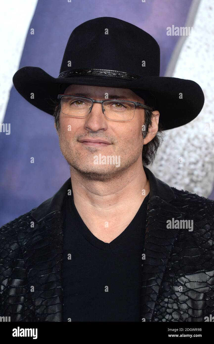 Robert Rodriguez attending the World Premiere of Alita: Battle Angel ...