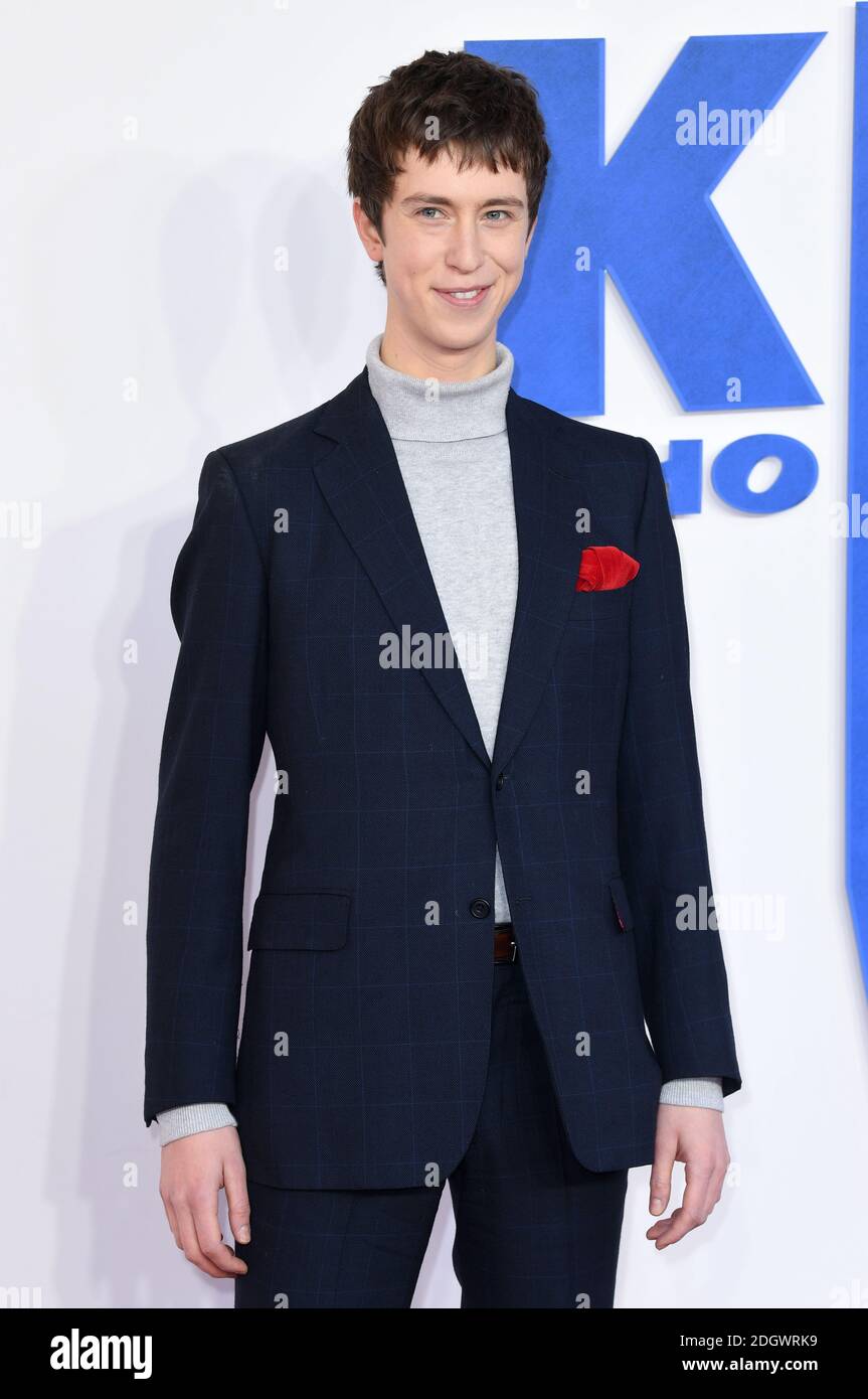 Angus Imrie arriving at the Gala Screening of The Kid Who Would Be King ...