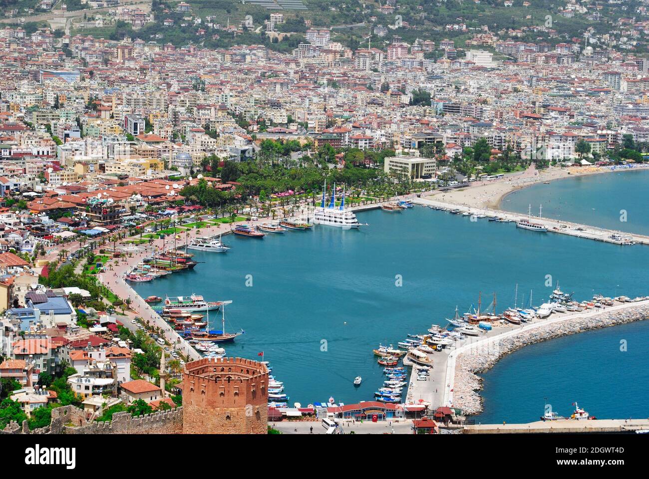 Harbour in Alanya, Turkey Stock Photo - Alamy