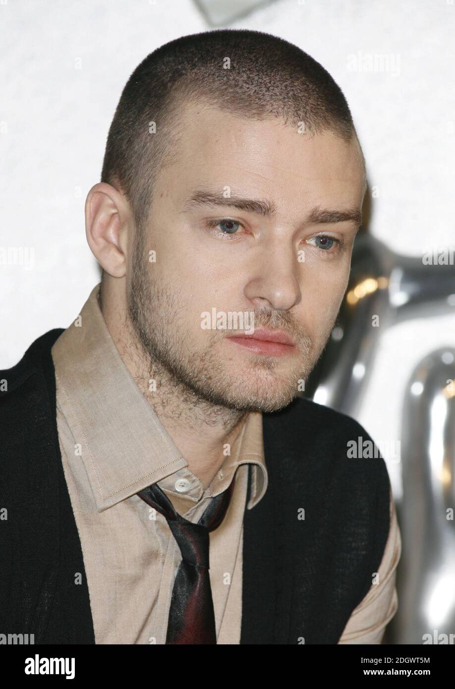 Justin Timberlake, the host of the MTV European Awards 2006 at a press ...