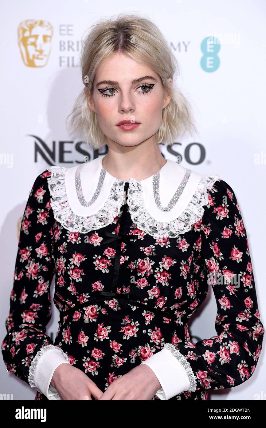 Lucy Boynton attending the Nespresso British Academy Film Awards ...