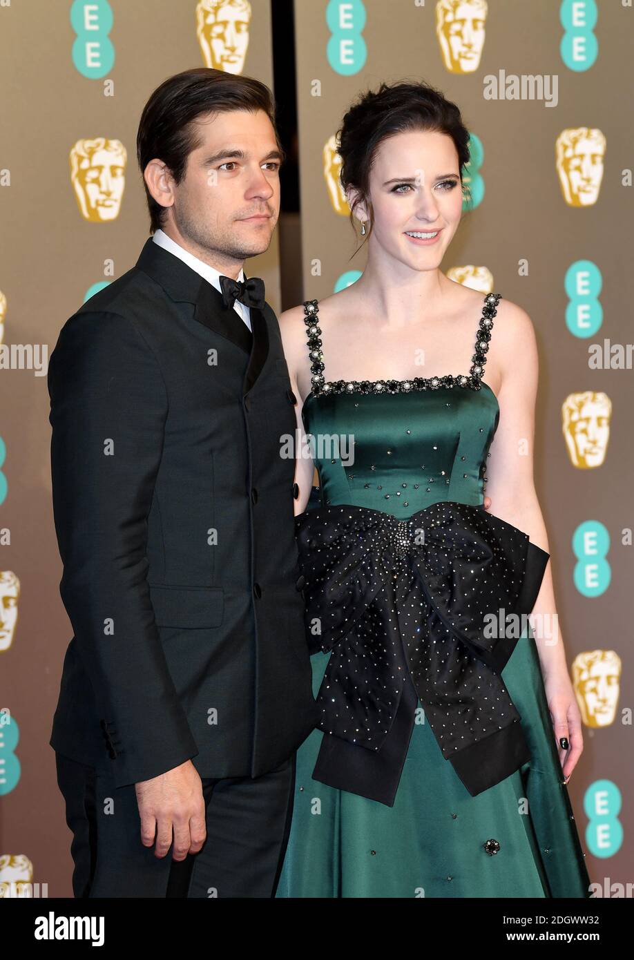 Jason Ralph and Rachel Brosnahan attending the 72nd British Academy ...