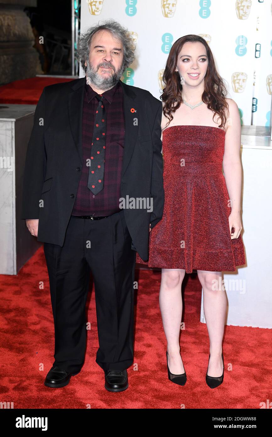 Katie Jackson and Peter Jackson attending the 72nd British Academy Film ...