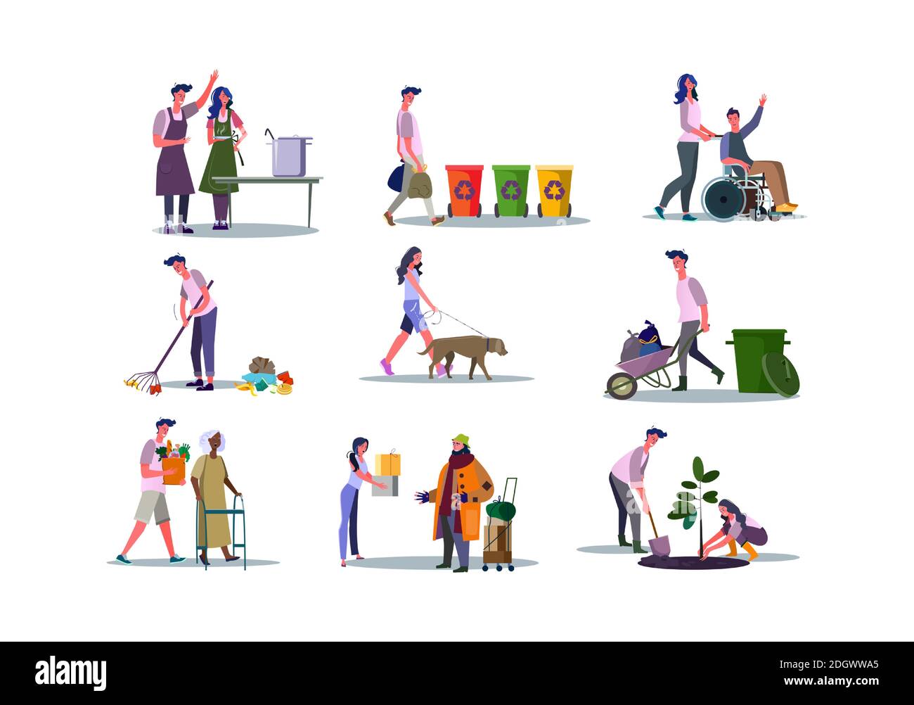 Caring Vector Vectors High Resolution Stock Photography and Images - Alamy
