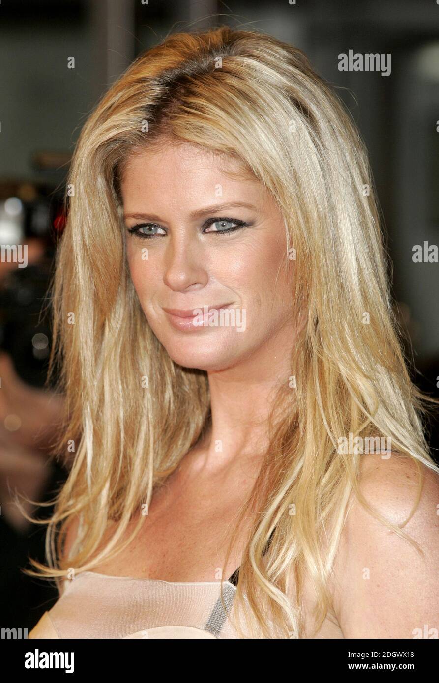 Rachel Hunter arriving at the UK premiere of The Prestige, Odeon West ...