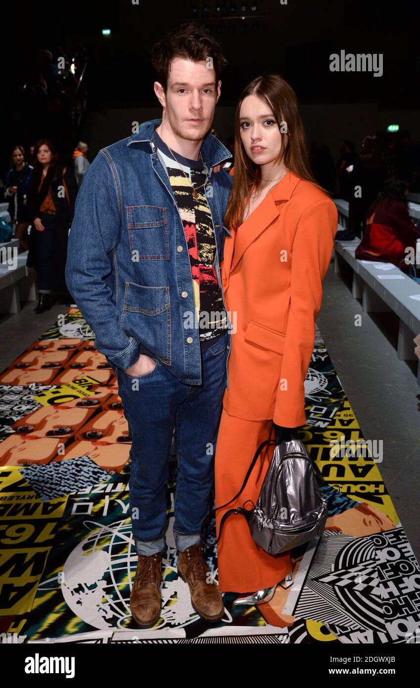 Connor Swindle and Aimee Lou Wood on the front row at the House of ...