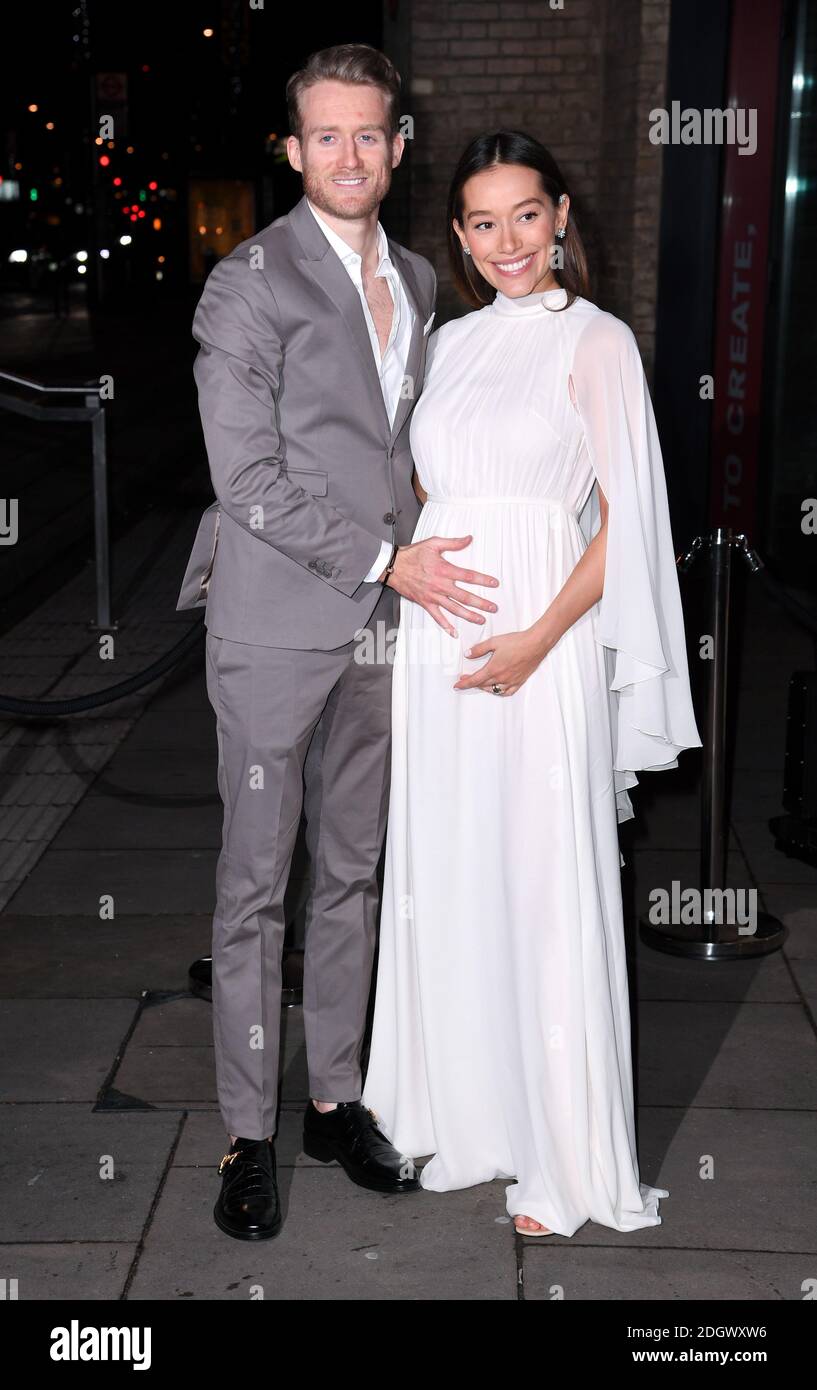 AndrŽ SchŸrrle and Anna Sharypova arriving at the Fabulous Fund Fair ...