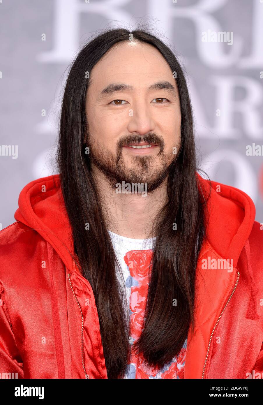Steve Aoki attending the Brit Awards 2019 at the O2 Arena, London ...