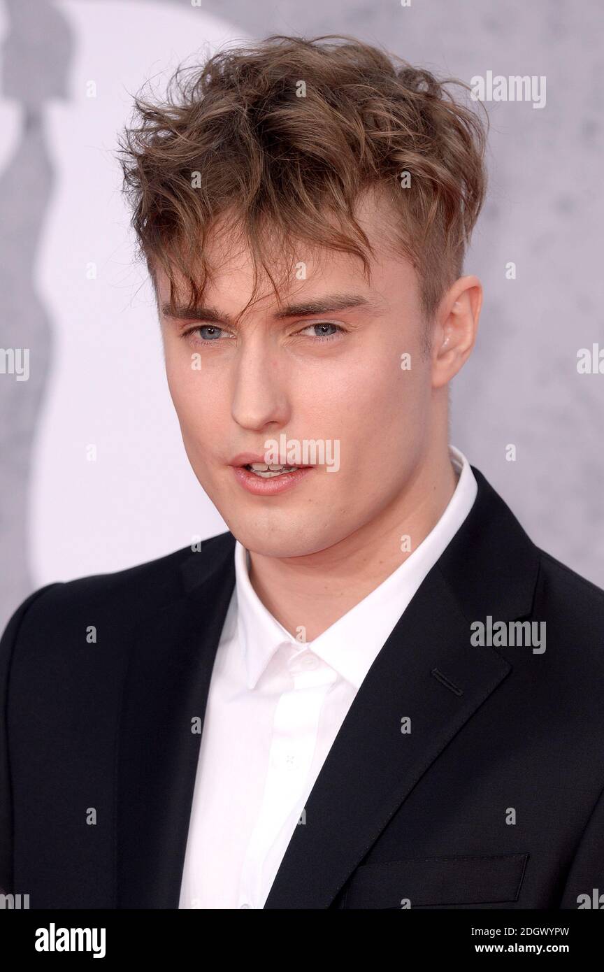 Sam Fender attending the Brit Awards 2019 at the O2 Arena, London ...