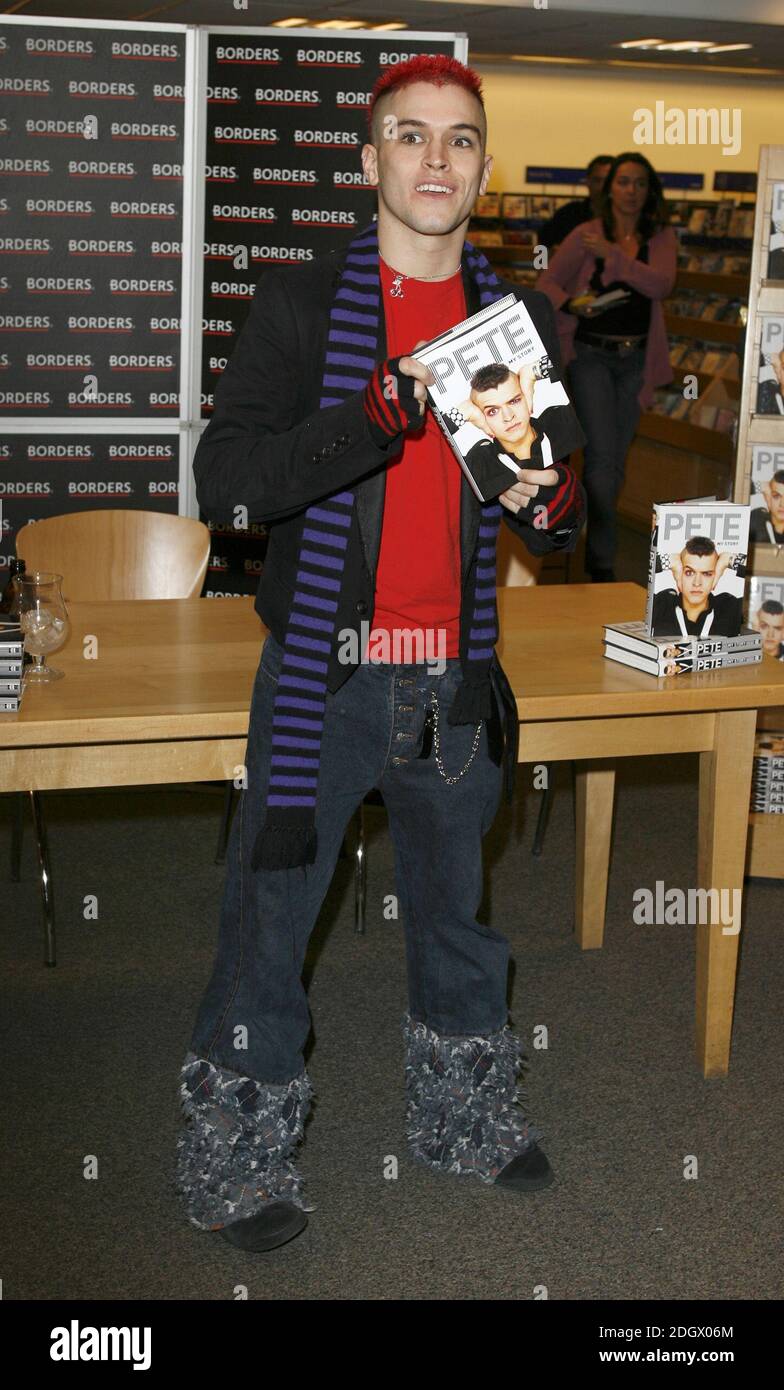 Pete Bennett from Big Brother signs copies of his book My Story at ...
