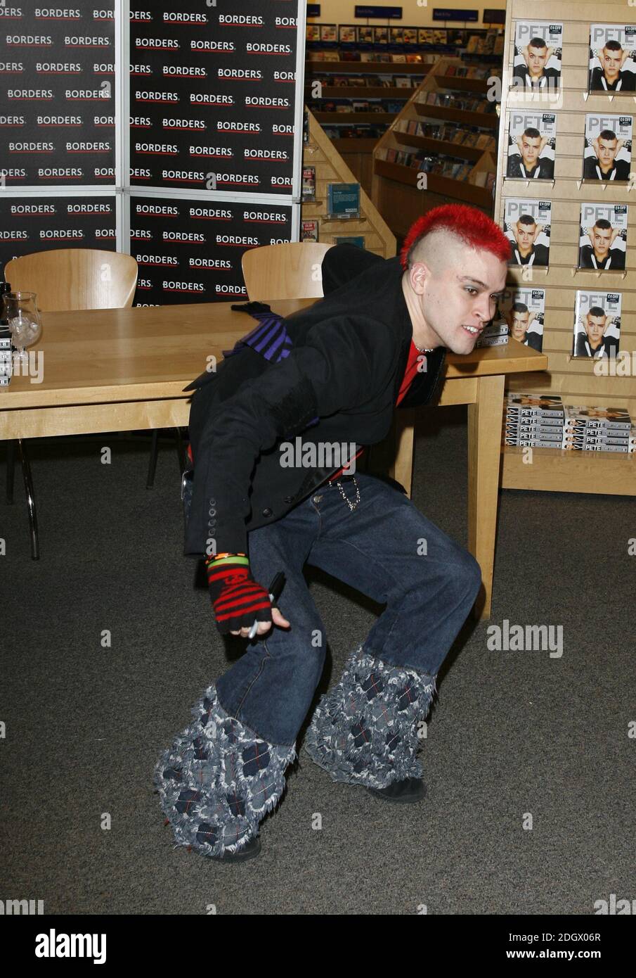 Pete Bennett from Big Brother signs copies of his book My Story at ...