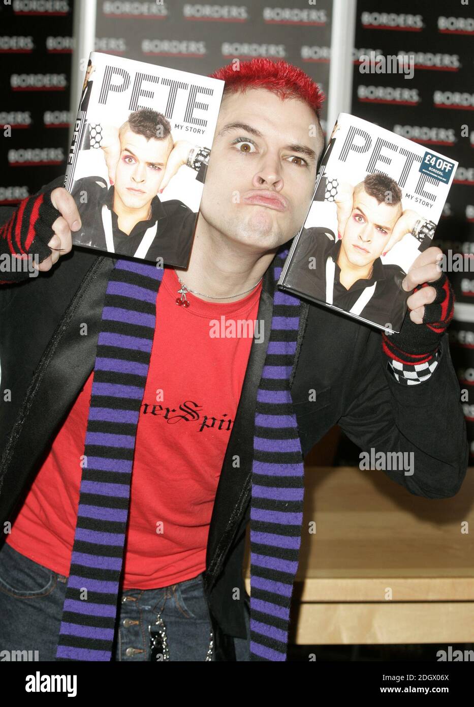 Pete Bennett from Big Brother signs copies of his book My Story at ...