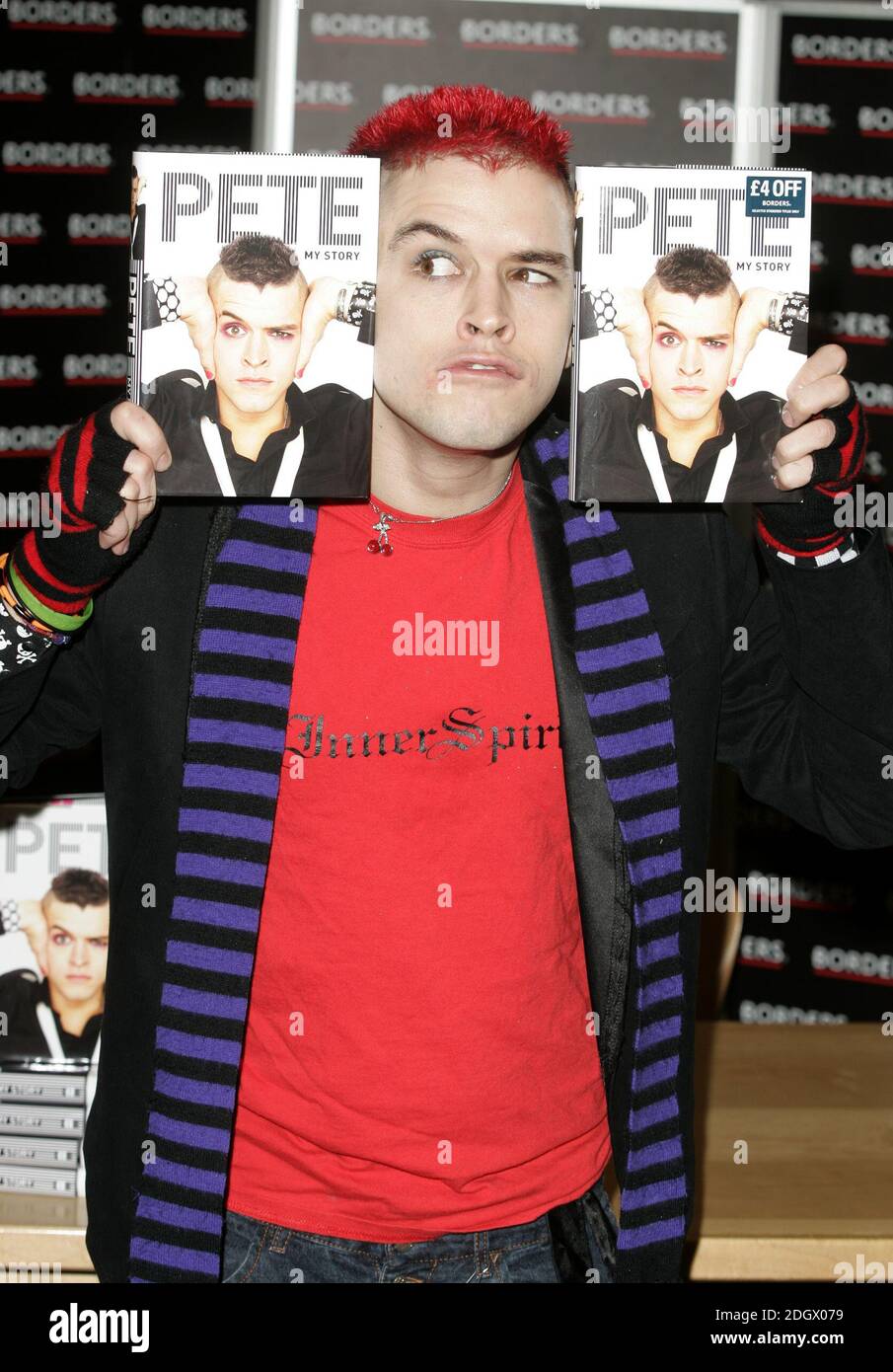 Pete Bennett from Big Brother signs copies of his book My Story at ...