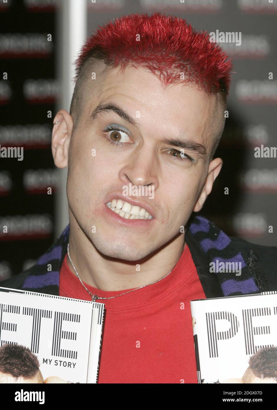 Pete Bennett from Big Brother signs copies of his book My Story at ...