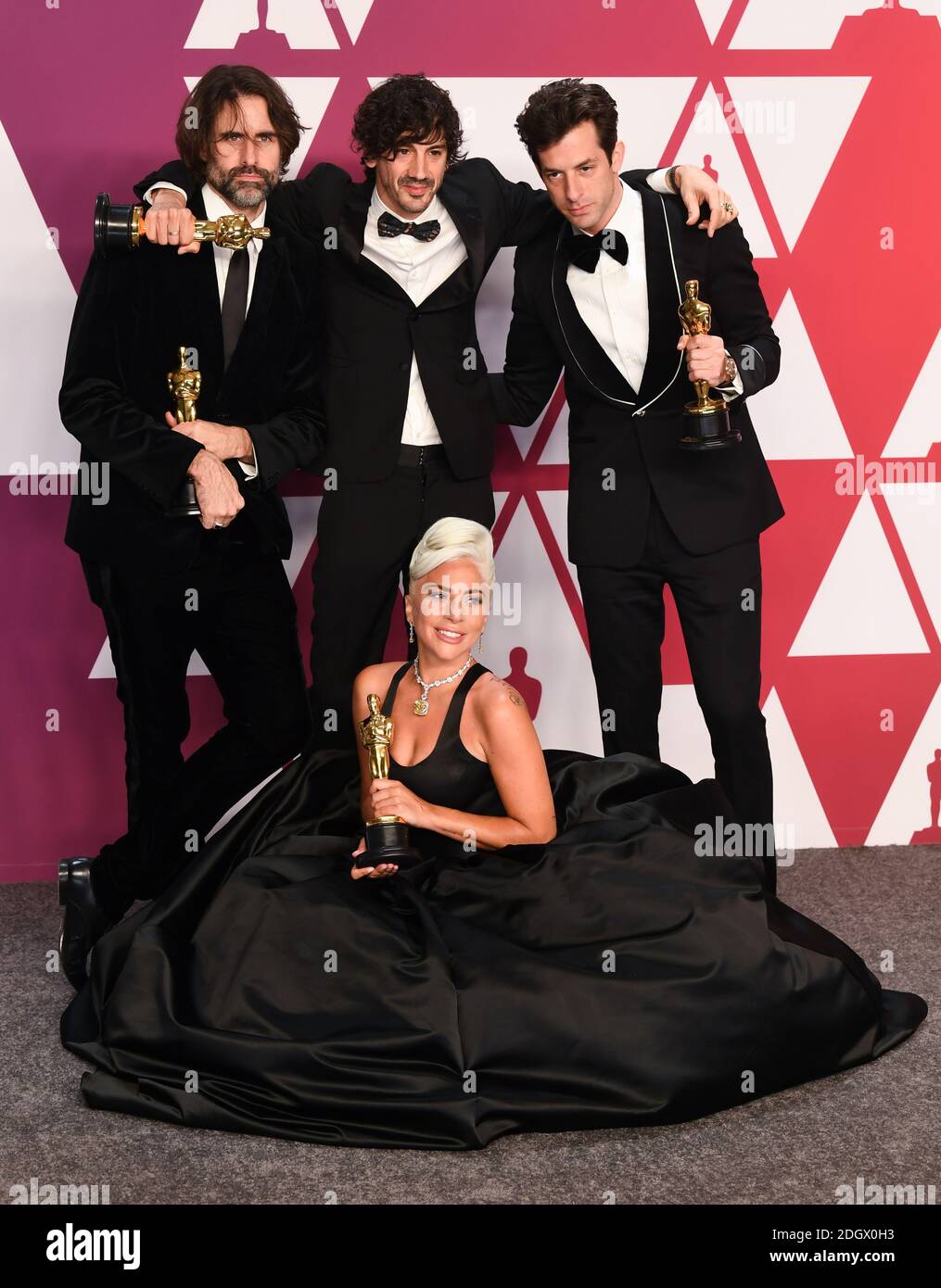 Andrew Wyatt, Anthony Rossomando, Mark Ronson and Lady Gaga, winners of ...