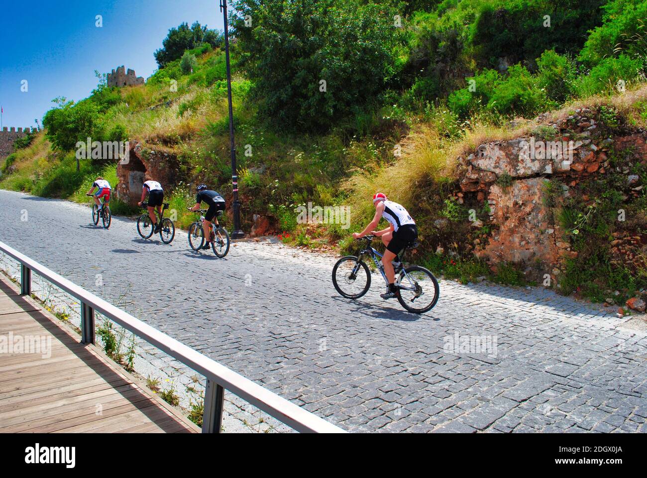 Cycling in alanya ,Turkey Stock Photo - Alamy