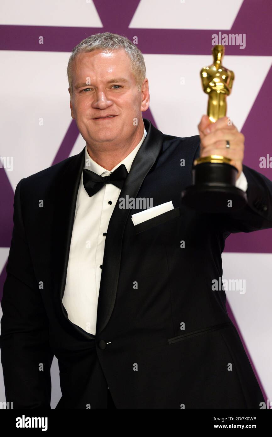 John Ottman with the award for Film Editing for Bohemian Rhapsody in ...