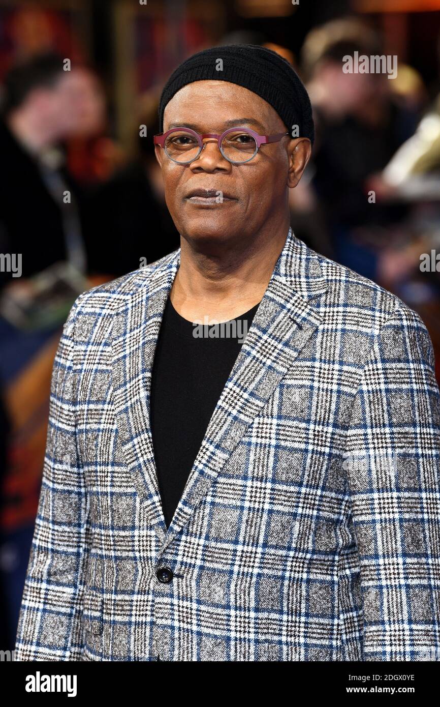 Samuel L. Jackson attending the European premiere of Captain Marvel at ...