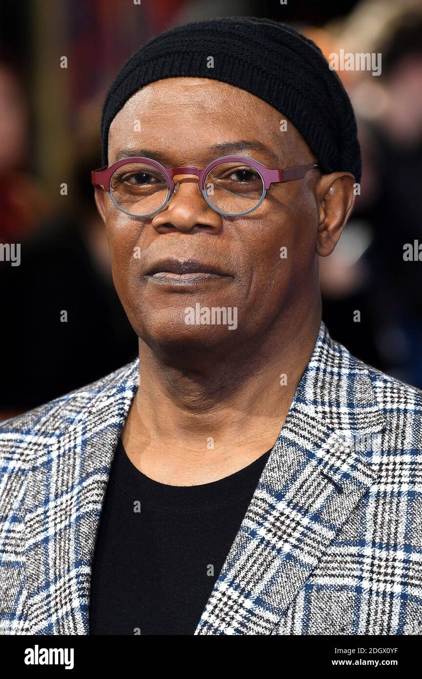 Samuel L. Jackson attending the European premiere of Captain Marvel at ...