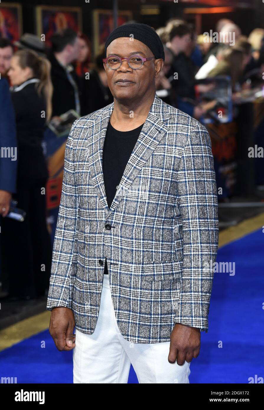 Samuel L Jackson attending the UK Gala Premiere of Captain Marvel at ...