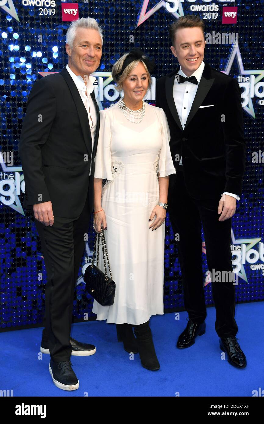 Martin Kemp (left), Shirlie Kemp (centre) and Roman Kemp attend The ...
