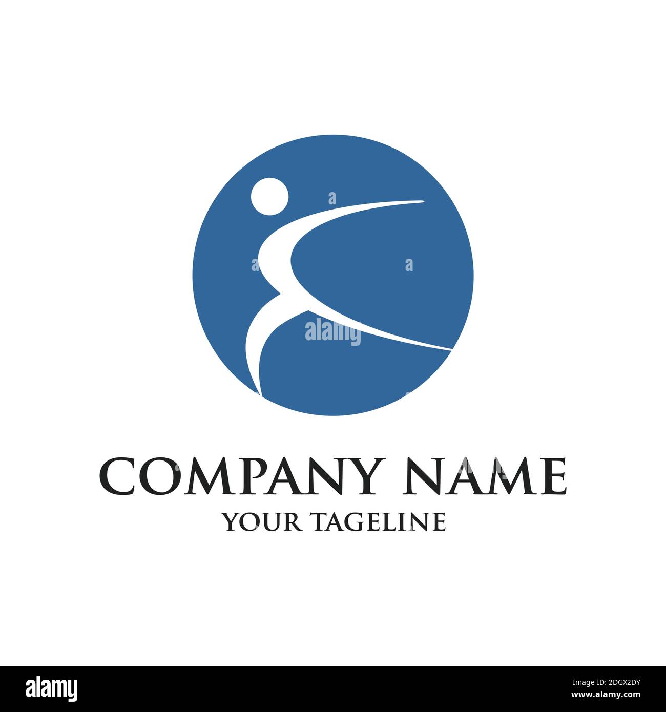 symbol design illustration logo man icon template Stock Vector Image ...