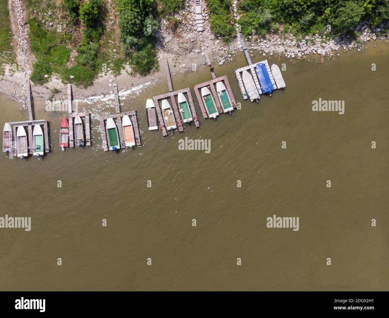 Aerial photo footbridge hi-res stock photography and images - Alamy