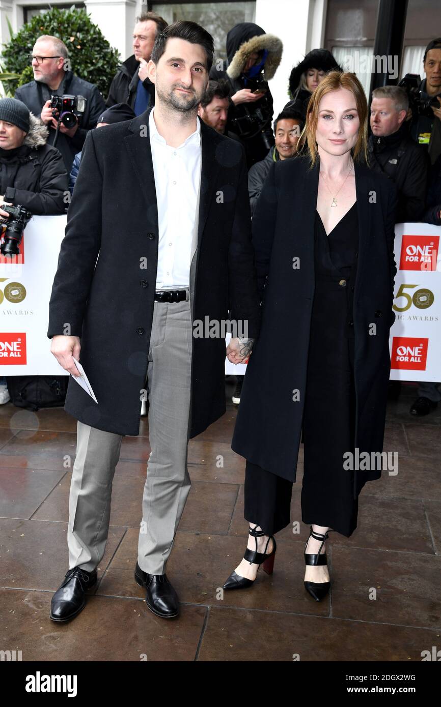 Ben Stacey and Rosie Marcel attending the TRIC Awards 50th Birthday ...