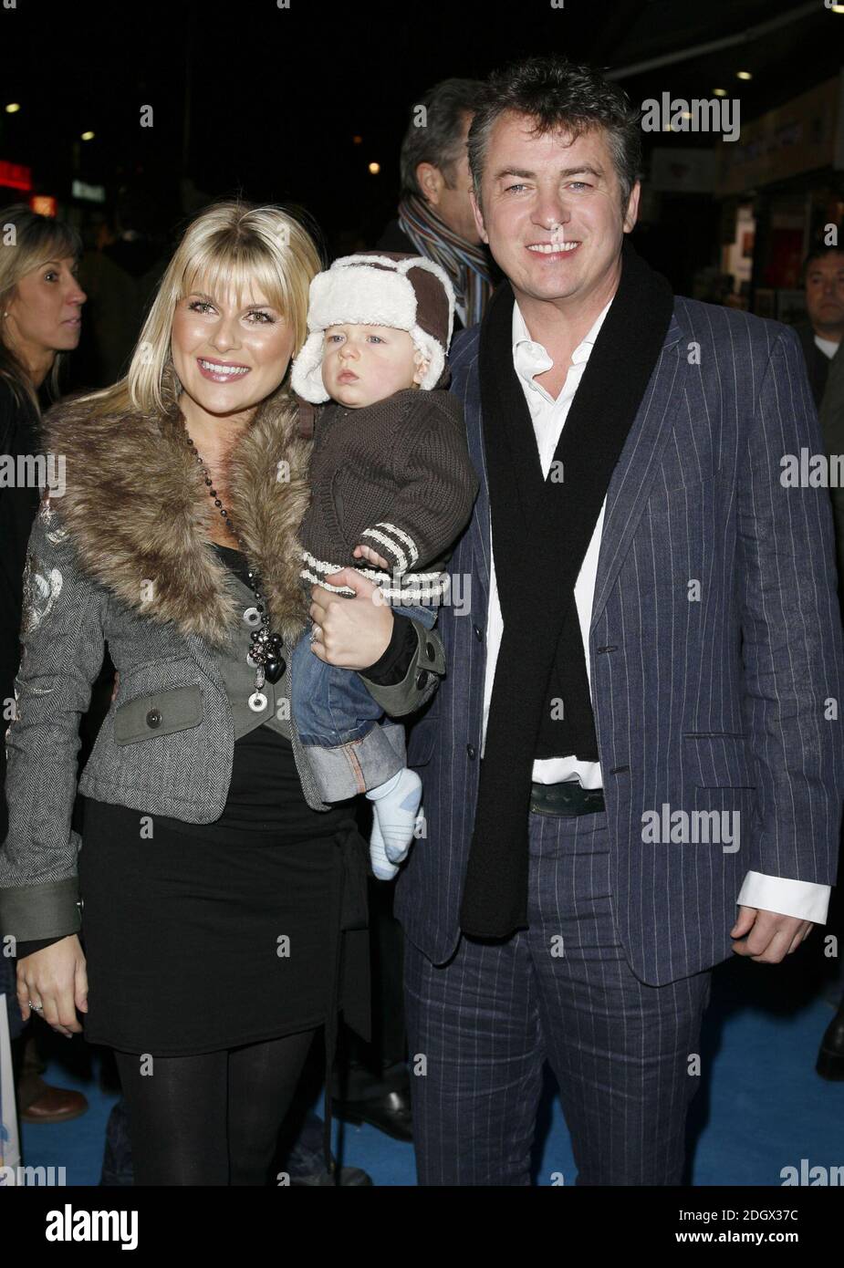 Shane Richie and family arriving at the UK Premiere of Flushed Away at ...