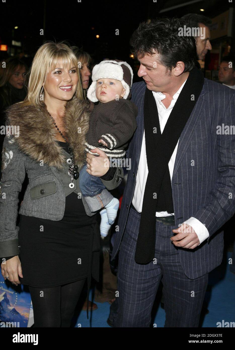 Shane Richie and family arriving at the UK Premiere of Flushed Away at ...