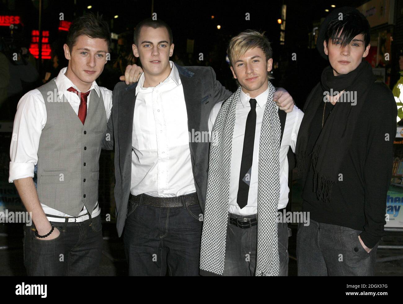 Eton Road arriving at the UK Premiere of Flushed Away at the Empire ...