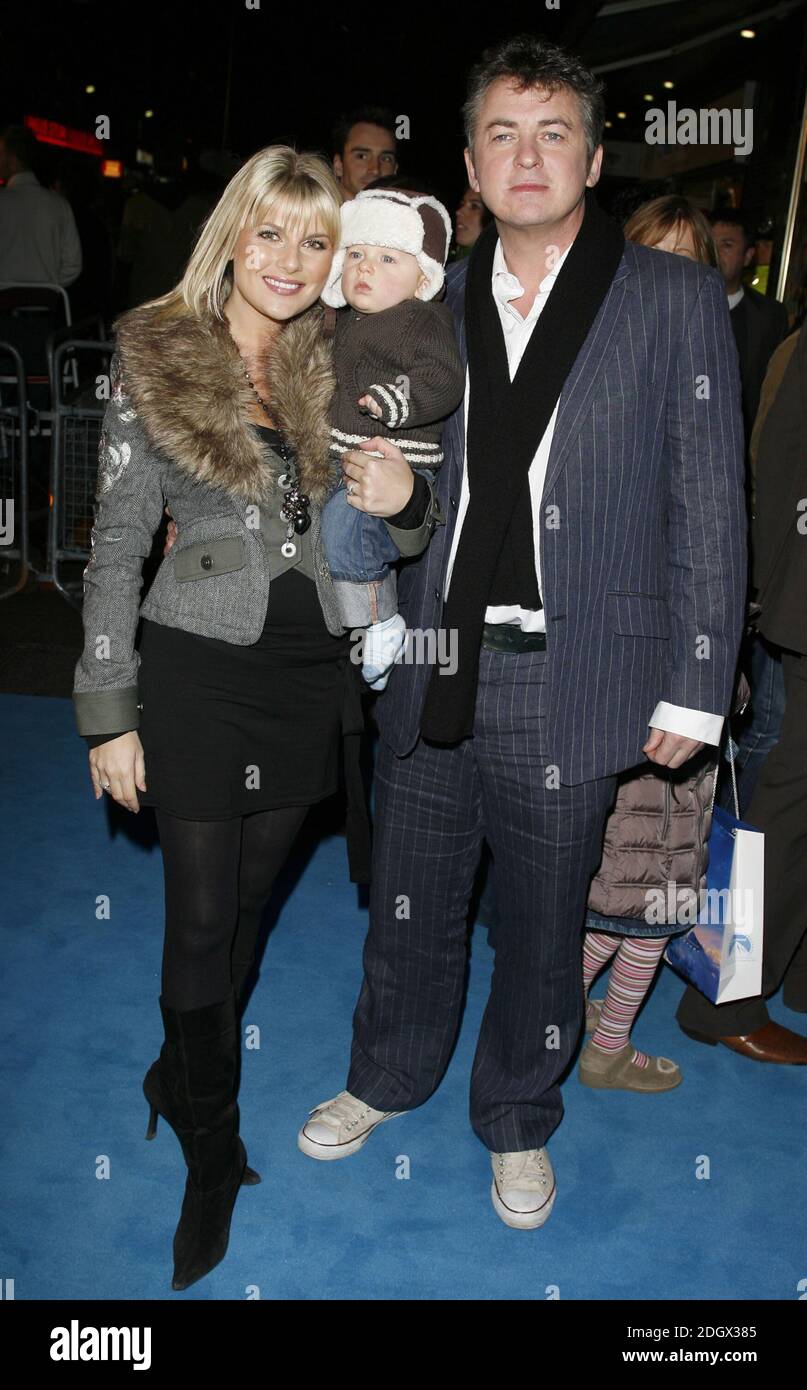 Shane Richie and family arriving at the UK Premiere of Flushed Away at ...