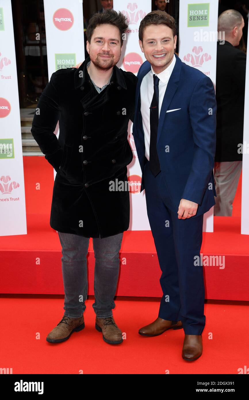 Sam Nixon and Mark Rhodes attending the National Prince's Trust and TK ...