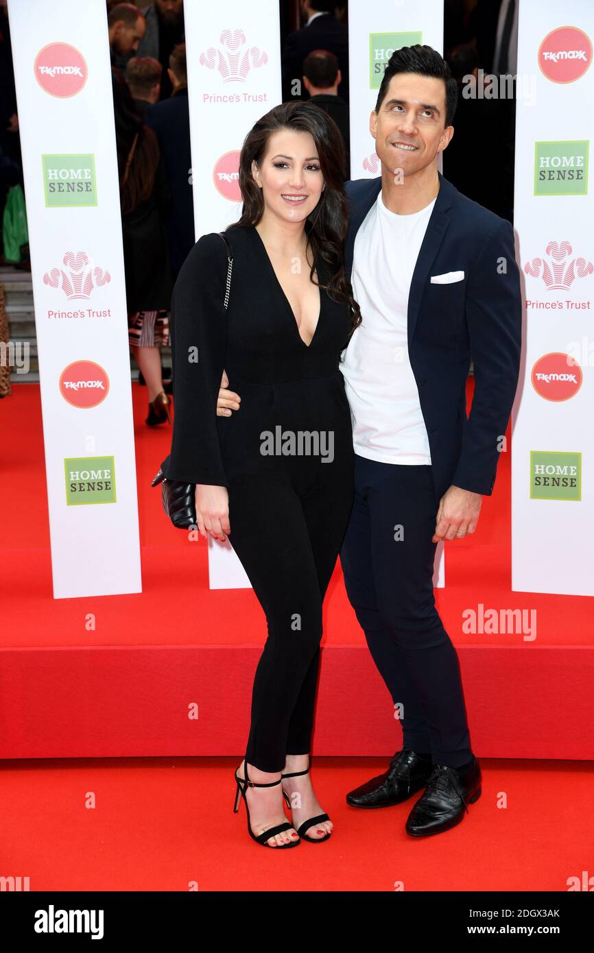 Lindsay Cole and Russell Kane attending the National Prince's Trust and ...